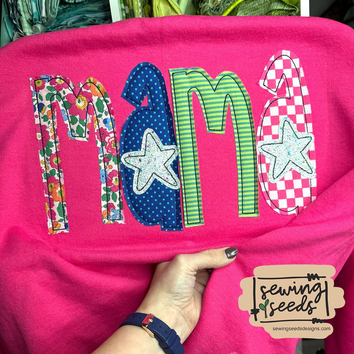 Mama Applique SS – Sewing Seeds