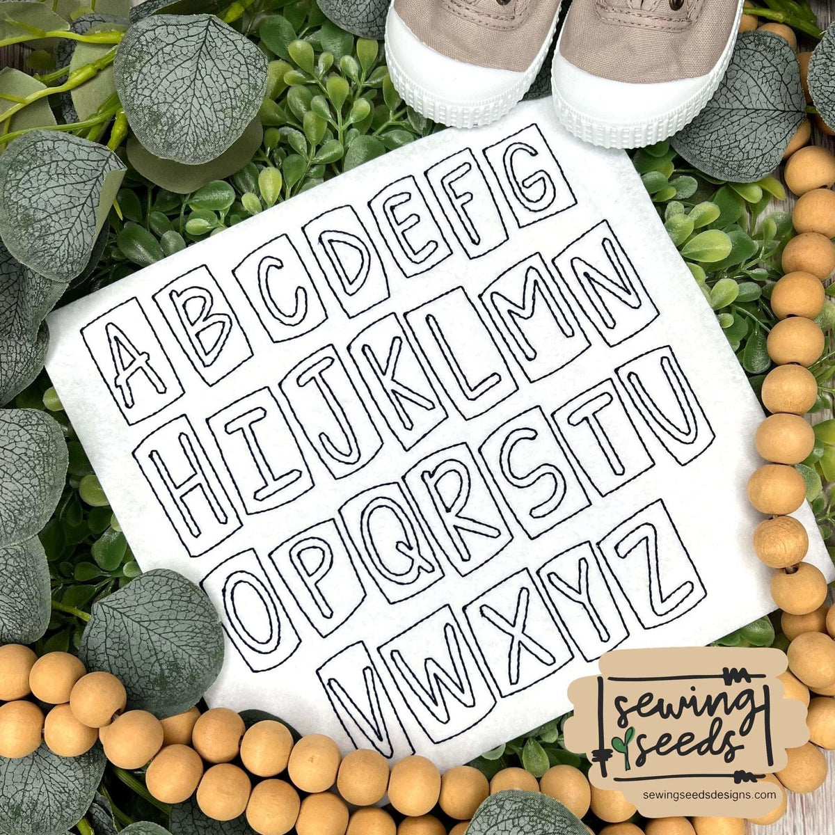 Block Seeds Applique Font – Sewing Seeds