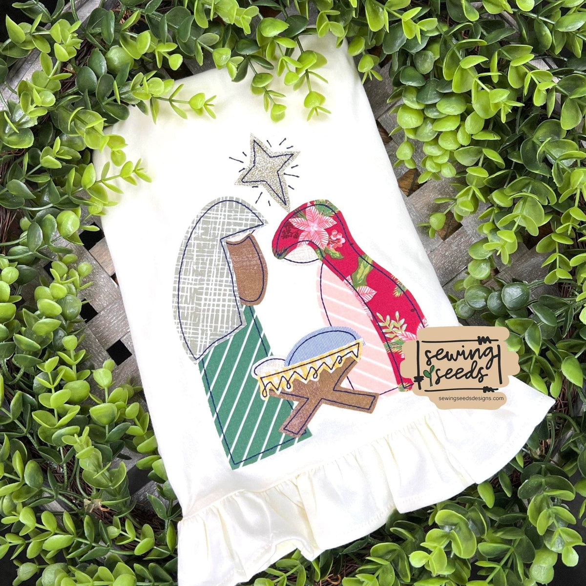 Christmas Nativity 2022 Applique SS – Sewing Seeds