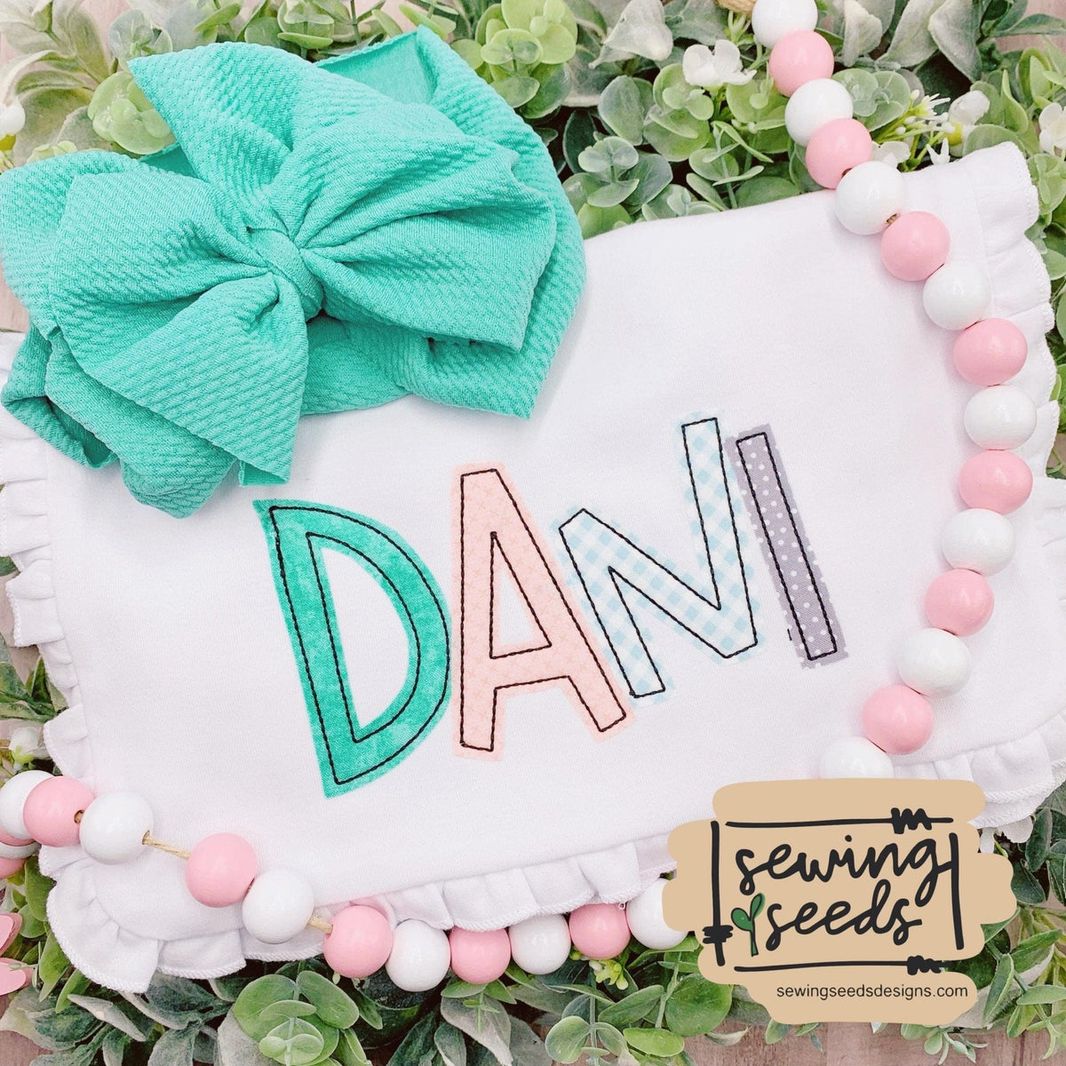 Mango Seeds Applique Font – Sewing Seeds