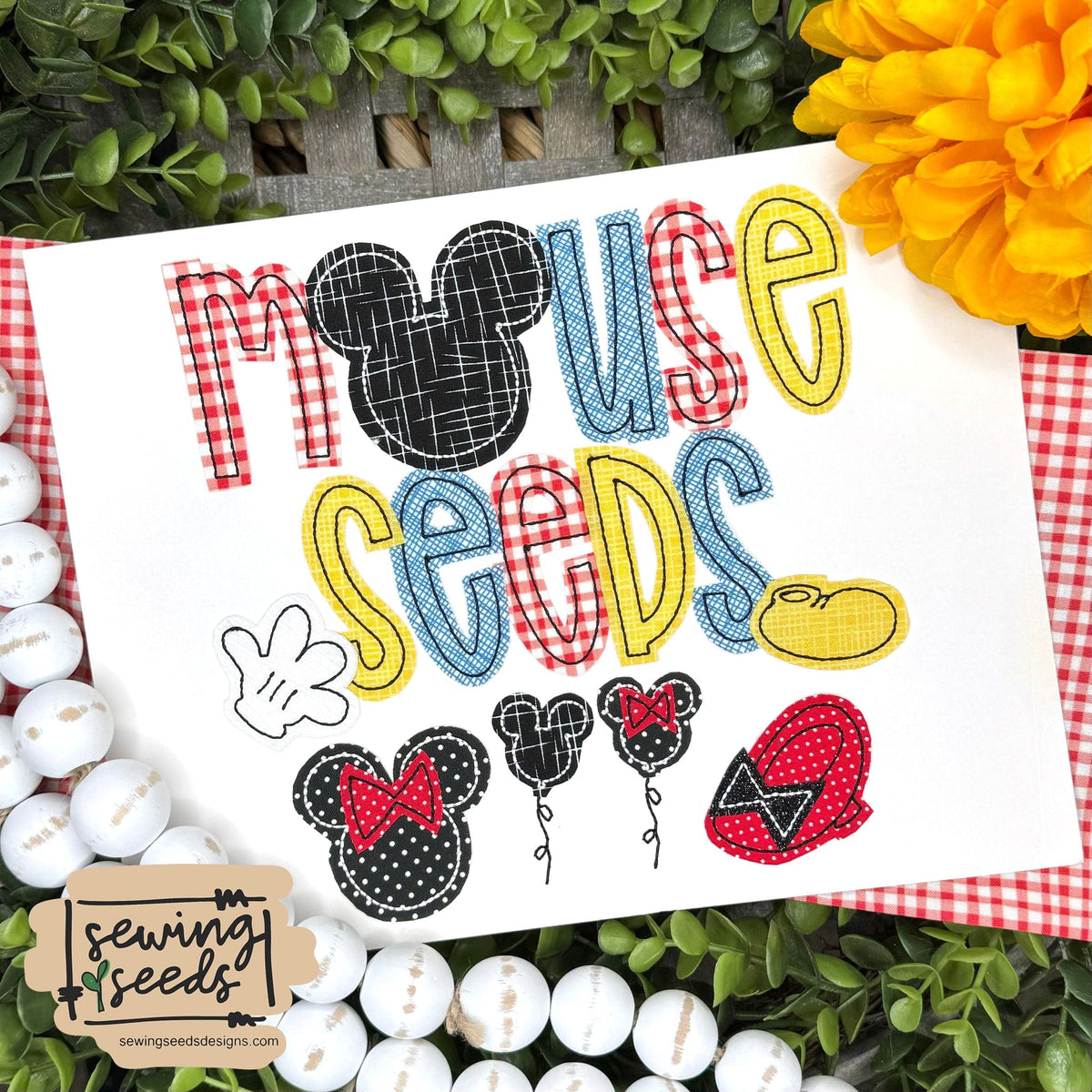Mouse Seeds Appliqué Font *Exclusive – Sewing Seeds
