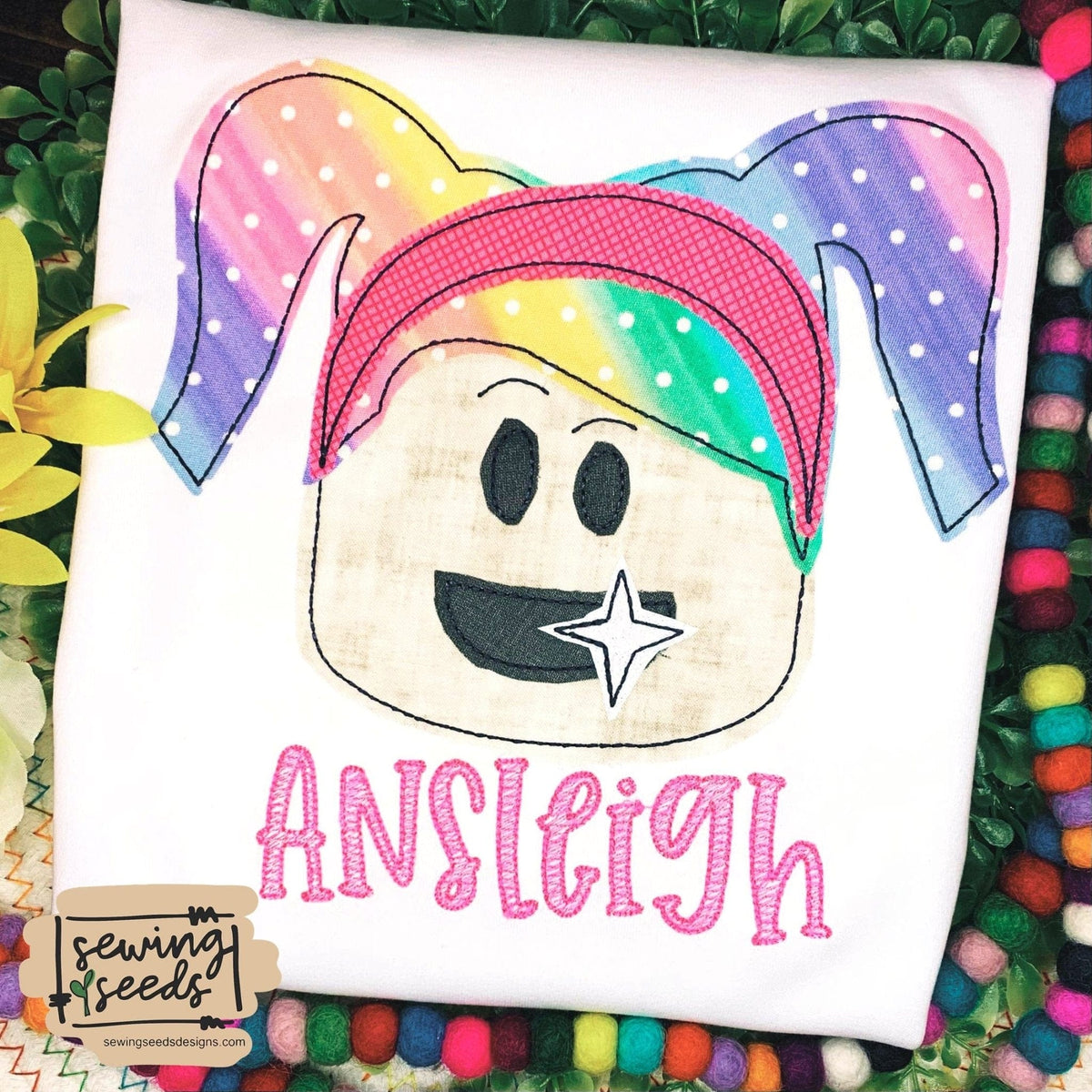 Roblox GIRL Applique SS – Sewing Seeds