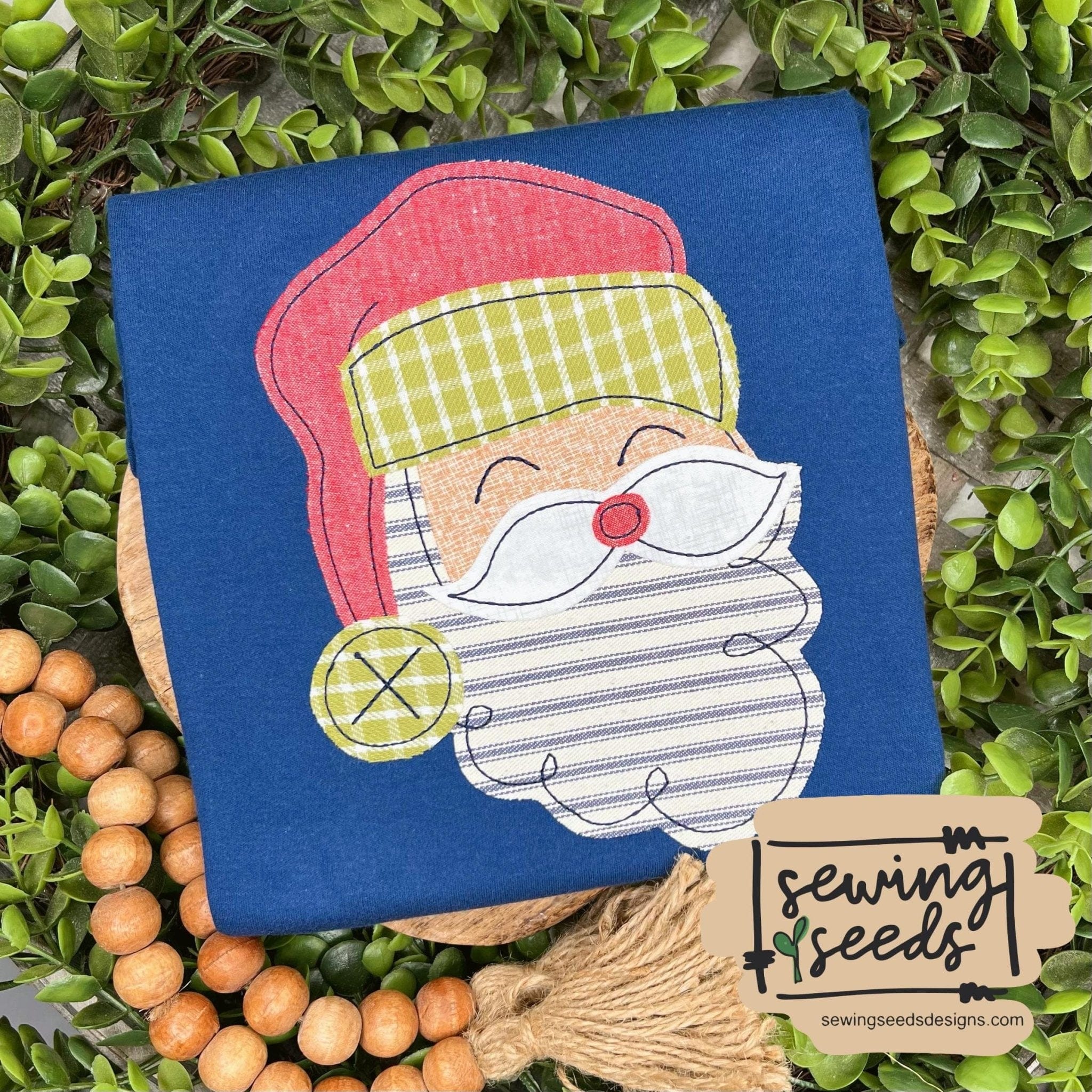 Santa Applique SS – Sewing Seeds