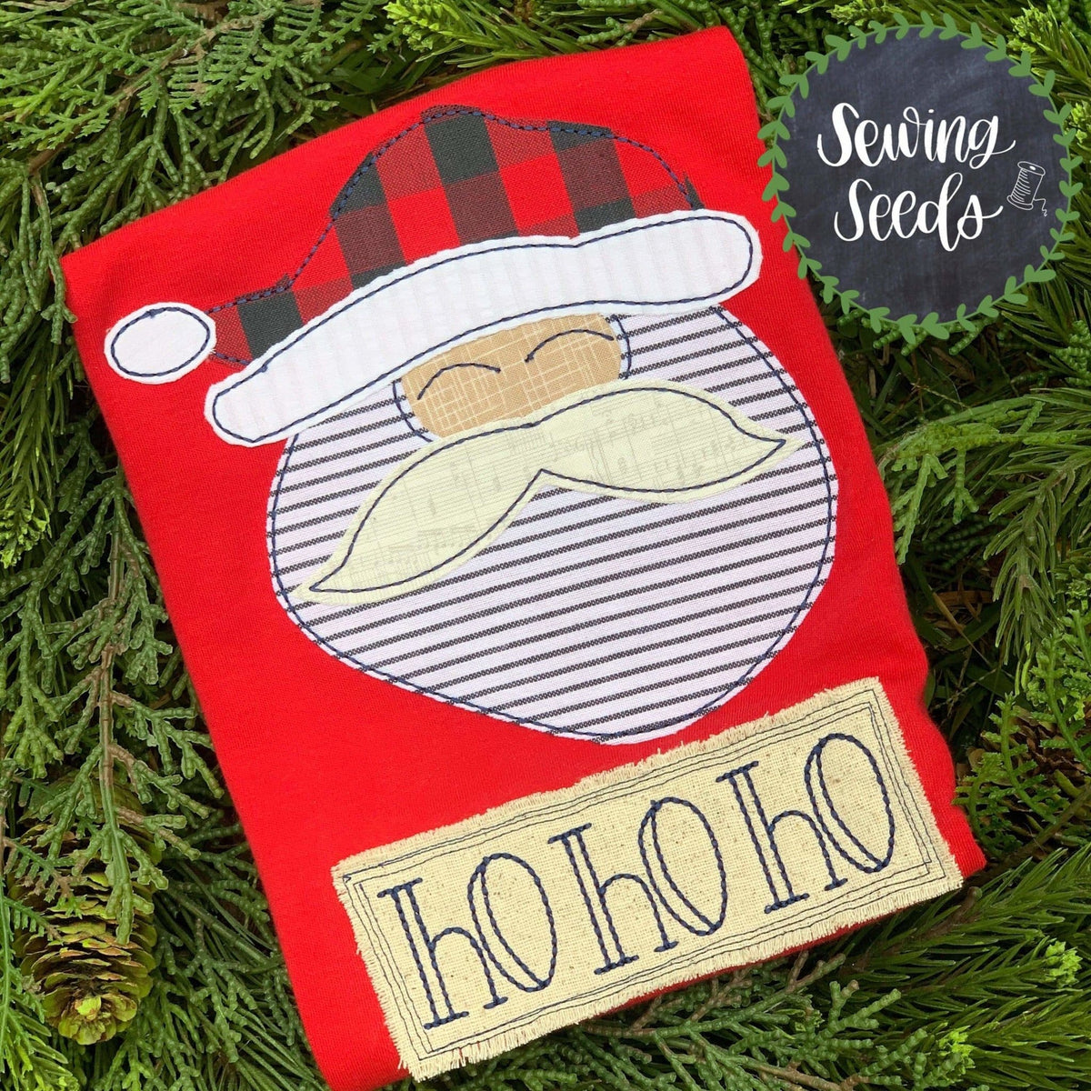 Simple Santa Applique SS – Sewing Seeds