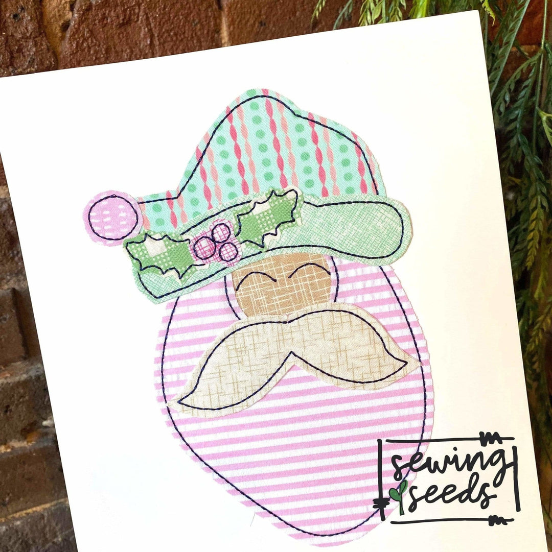 Simple Santa GIRL Applique SS – Sewing Seeds