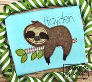 Sloth Applique Applique SS – Sewing Seeds