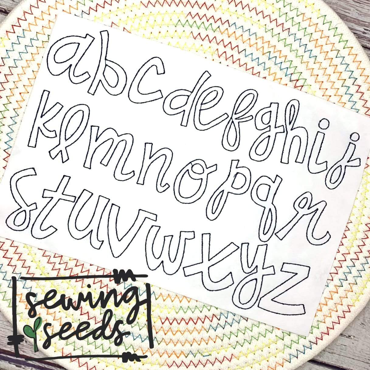 Swanky Seeds Applique Font – Sewing Seeds